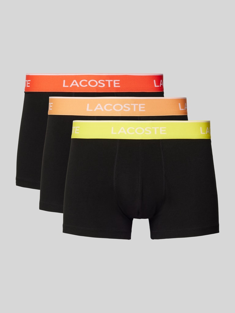 Lacoste Trunks mit elastischem Logo-Bund (gelb) online kaufen