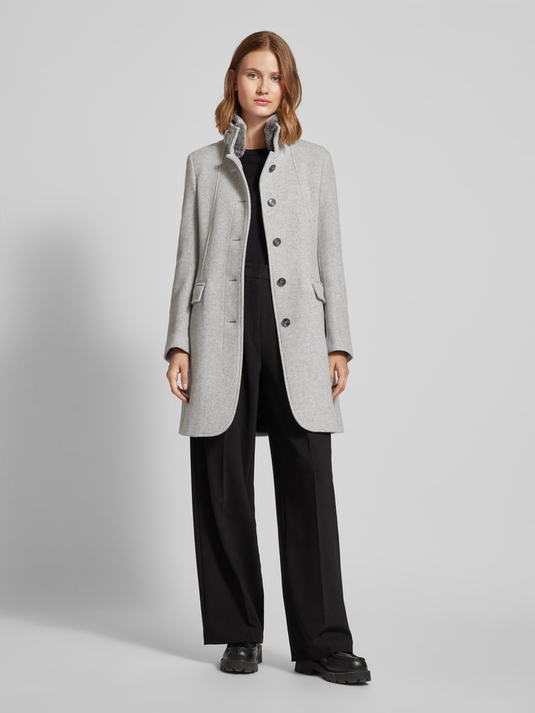 CINQUE Wollmantel mit Stehkragen Modell 'ASTRALA' (hellgrau) online kaufen