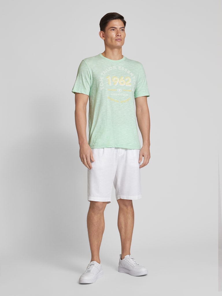 Tom Tailor T-Shirt mit Label-Print (mint) online kaufen