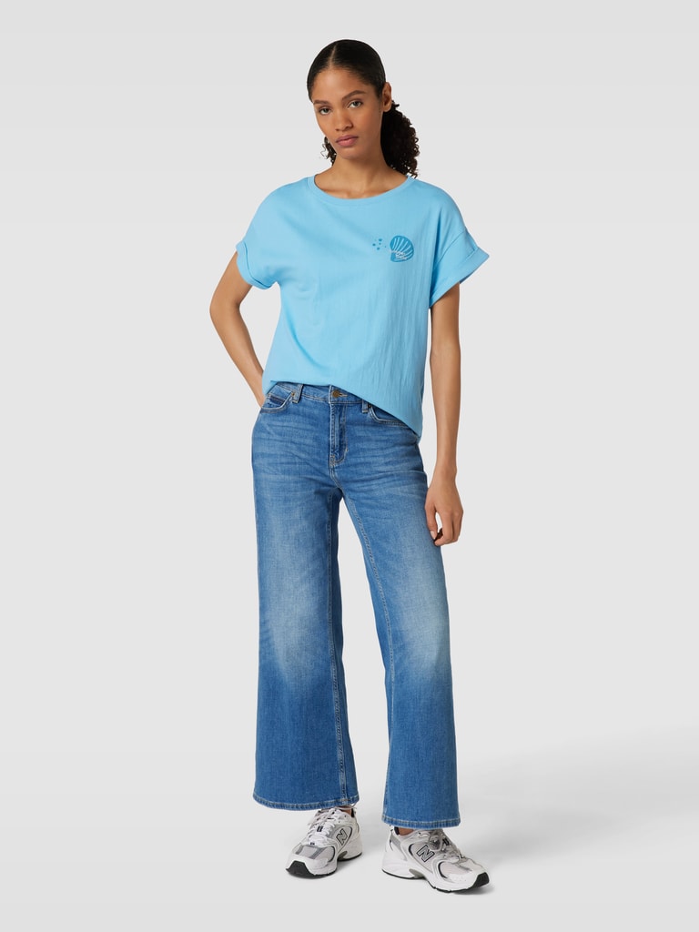 Tom Tailor T-Shirt mit Motiv-Print (hellblau) online kaufen