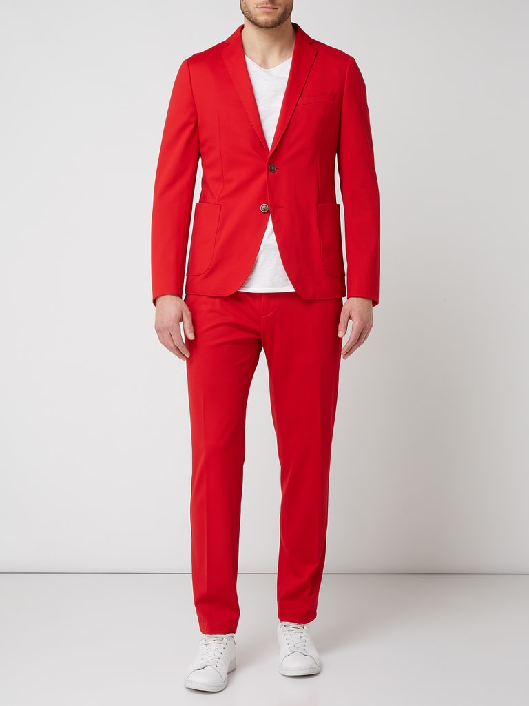 s.Oliver BLACK LABEL Anzug-Hose mit Tunnelzug am Bund (rot) online kaufen