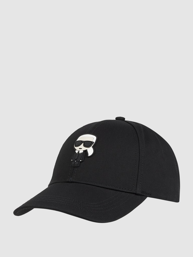 Karl Lagerfeld Cap aus Bio-Baumwolle (black) online kaufen