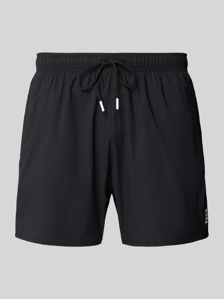 BOSS Badeshorts mit Mesh-Einsatz (black) online kaufen
