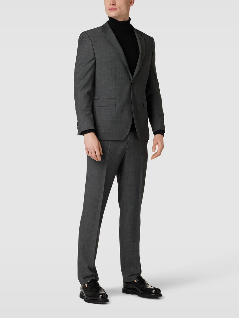 BOSS 2-Knopf-Sakko mit Allover-Muster Modell 'Jaspert' (anthrazit ...