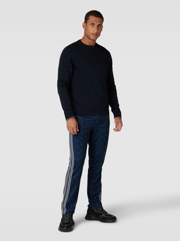 HUGO Sweatpants mit Logo-Muster Modell 'Datalas' (marine) online kaufen