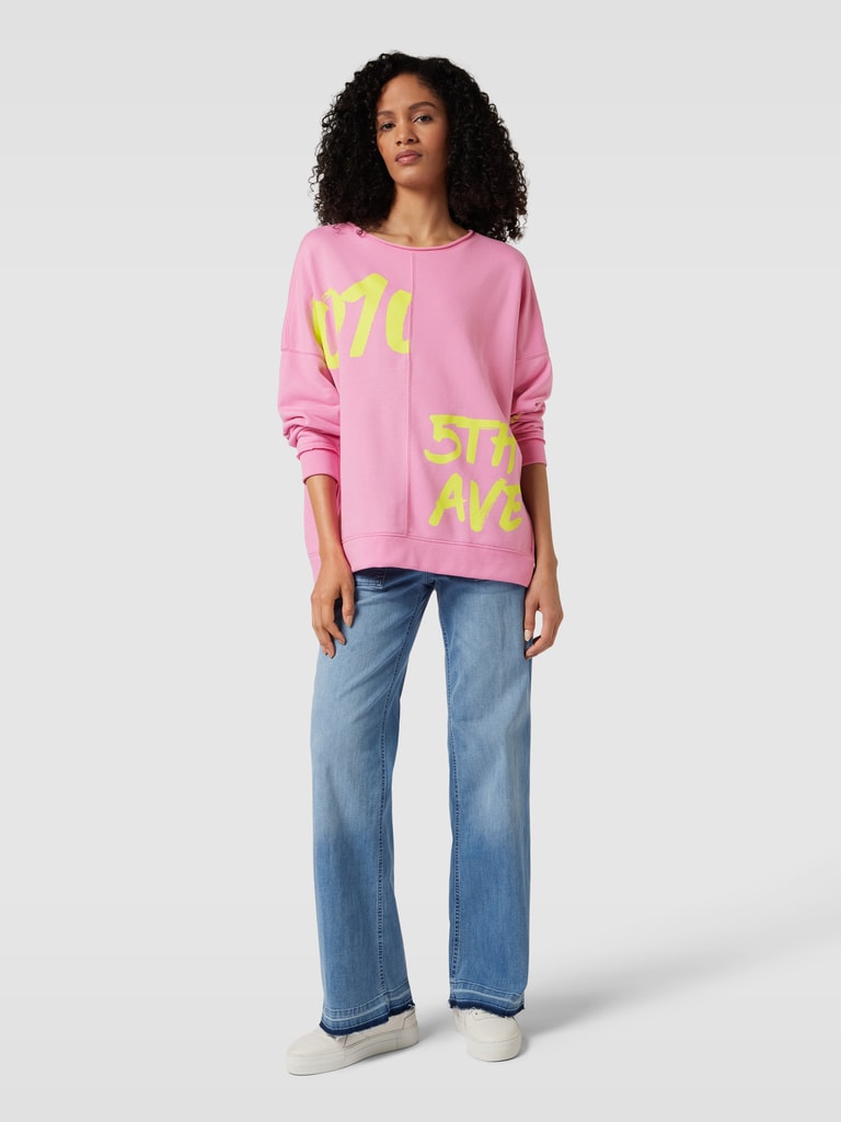 Smith and Soul Oversized Sweatshirt mit Statement-Print (pink) online ...