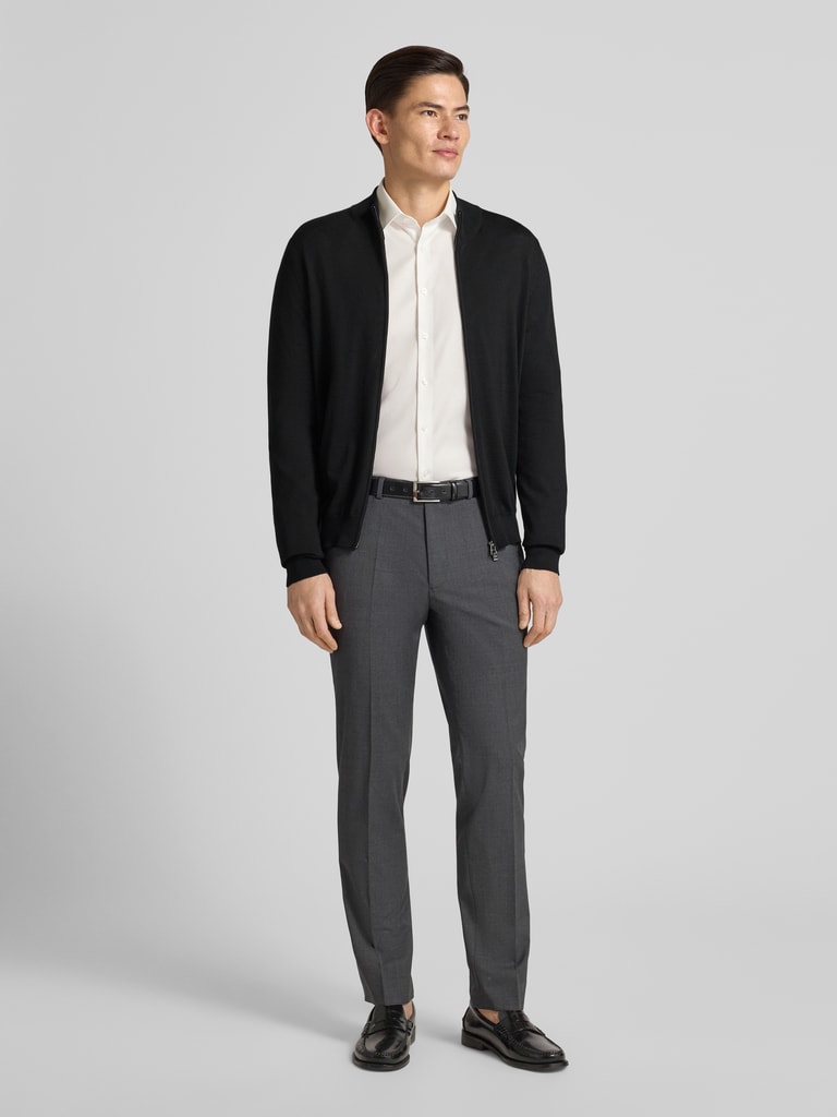 BOSS Cardigan mit Label-Detail Modell 'Balonso' (black) online kaufen