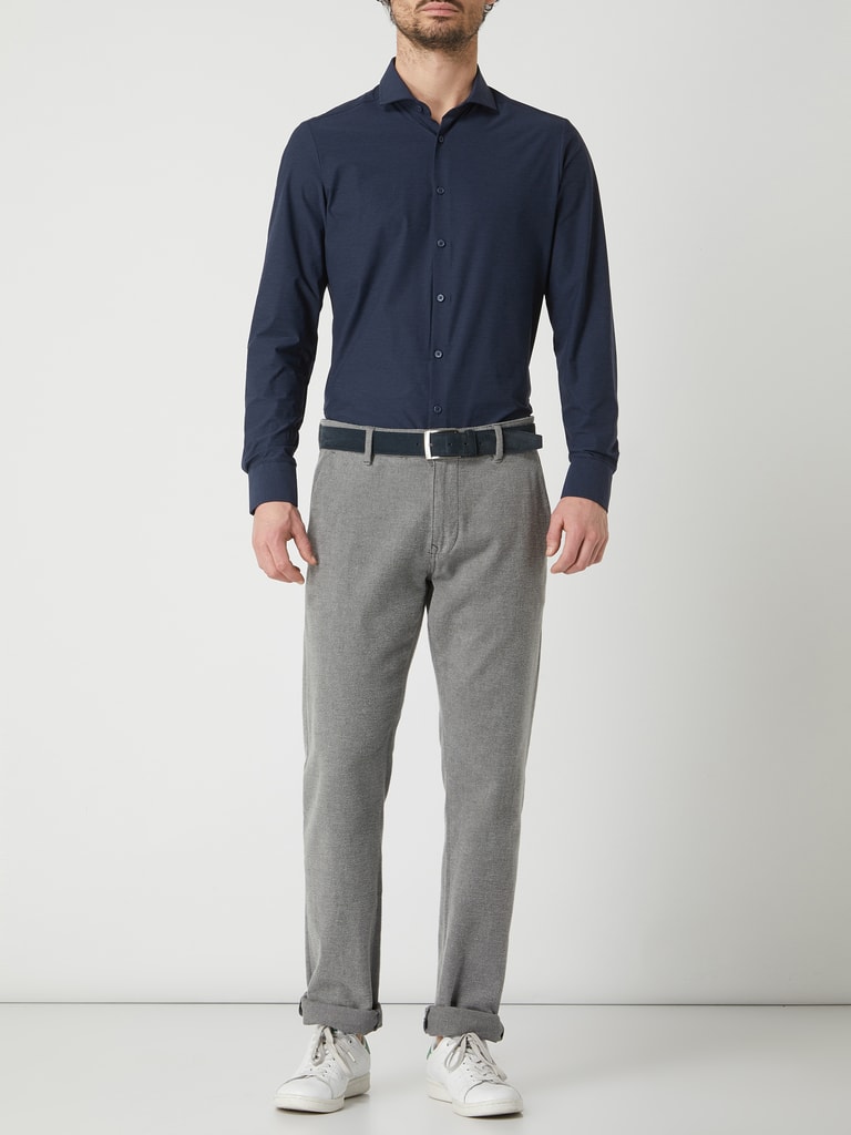 Pure Slim Fit Business-Hemd aus Jersey mit hohem Stretch-Anteil - 'The ...