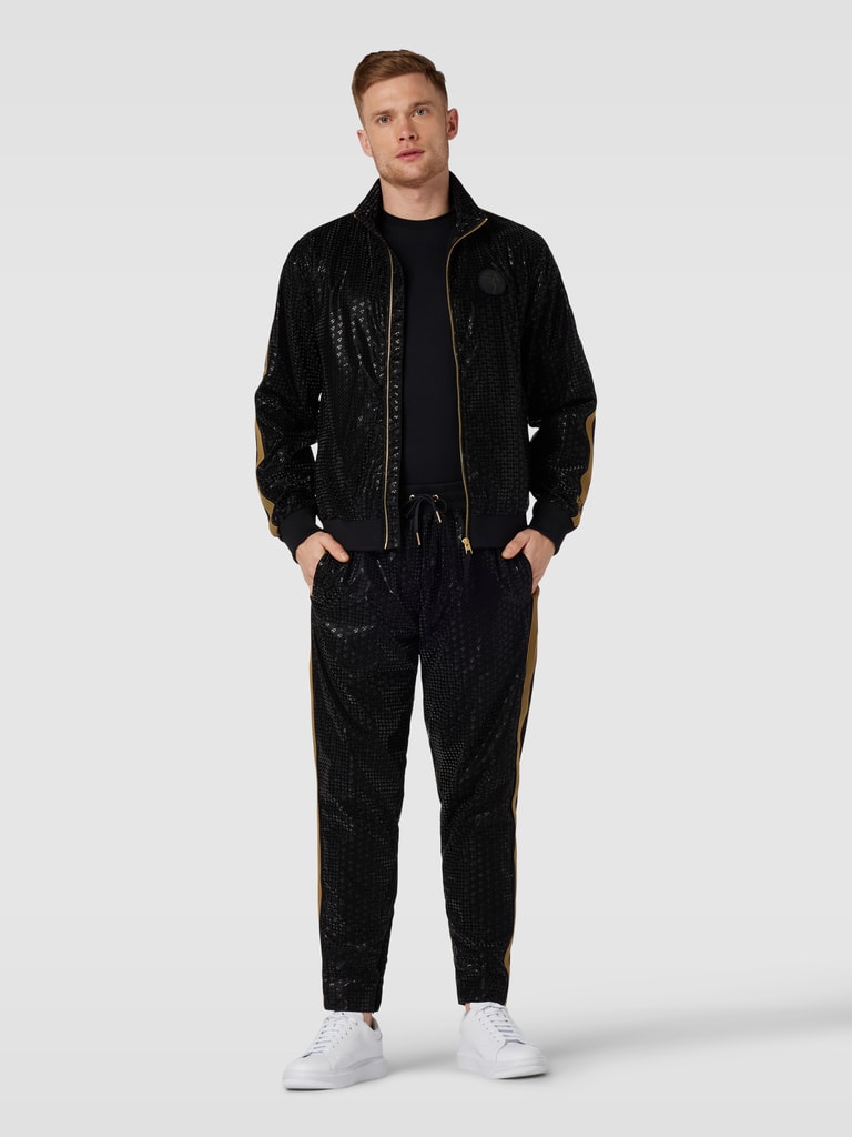 EA7 Emporio Armani Sweatanzug mit fein strukturiertem Muster Modell ...