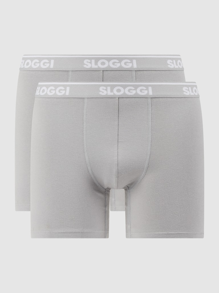 Sloggi Trunks mit Stretch-Anteil im 2er-Pack (mittelgrau melange ...