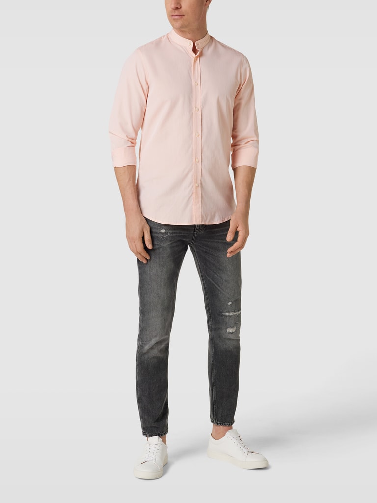 BOSS Orange Regular Fit Freizeithemd mit Maokragen Modell 'Race ...