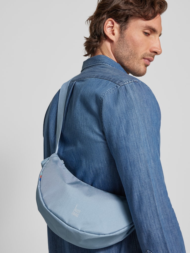 Kup online Gotbag Saszetka nerka z nadrukiem z logo model ‘MOON’ (błękitny)