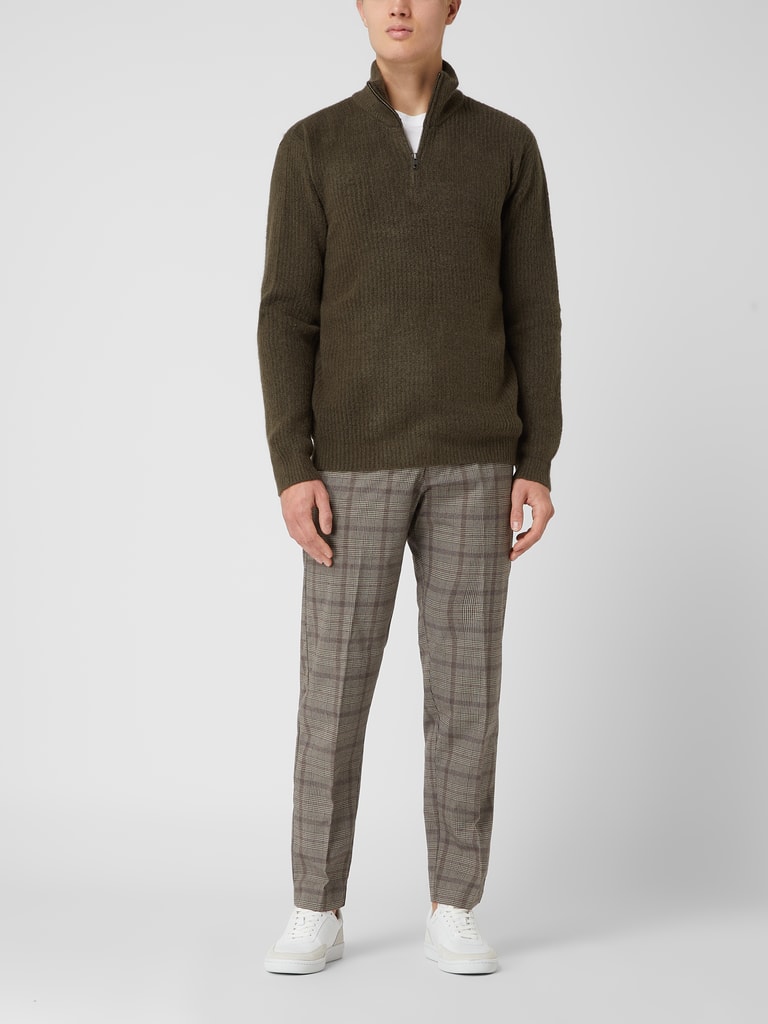Minimum Troyer mit Woll-Anteil Modell 'Blaine' (taupe) online kaufen