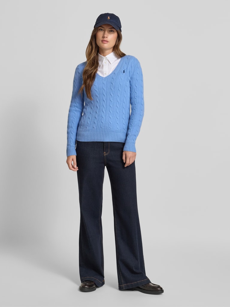 Polo Ralph Lauren Strickpullover mit Kaschmir-Anteil Modell 'KIMBERLY' (bleu) online kaufen