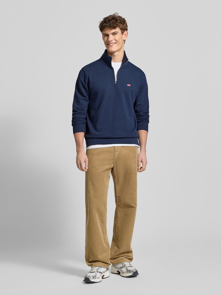 Levi's® Regular Fit Troyer aus reiner Baumwolle (marine) online kaufen