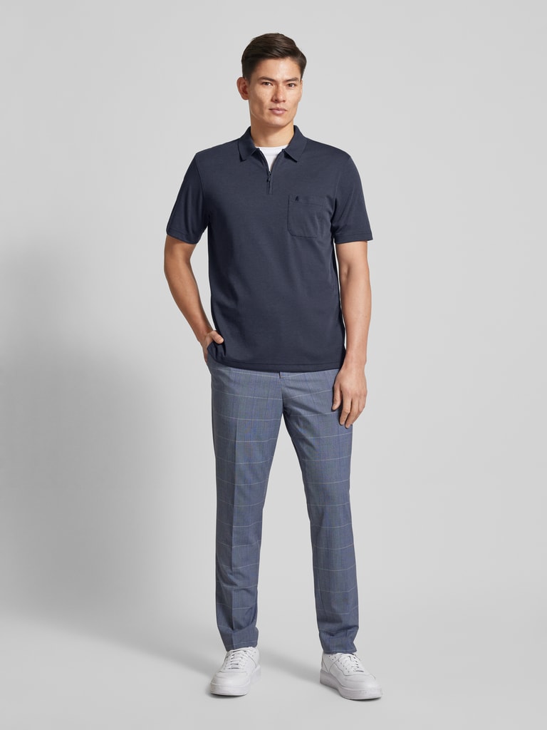 RAGMAN Regular Fit Poloshirt mit Logo-Stitching (marine) online kaufen