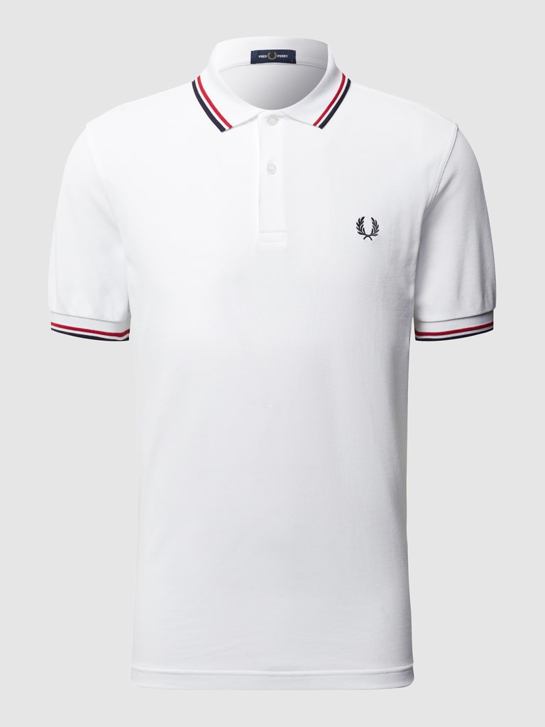 Fred Perry Polo Weiss