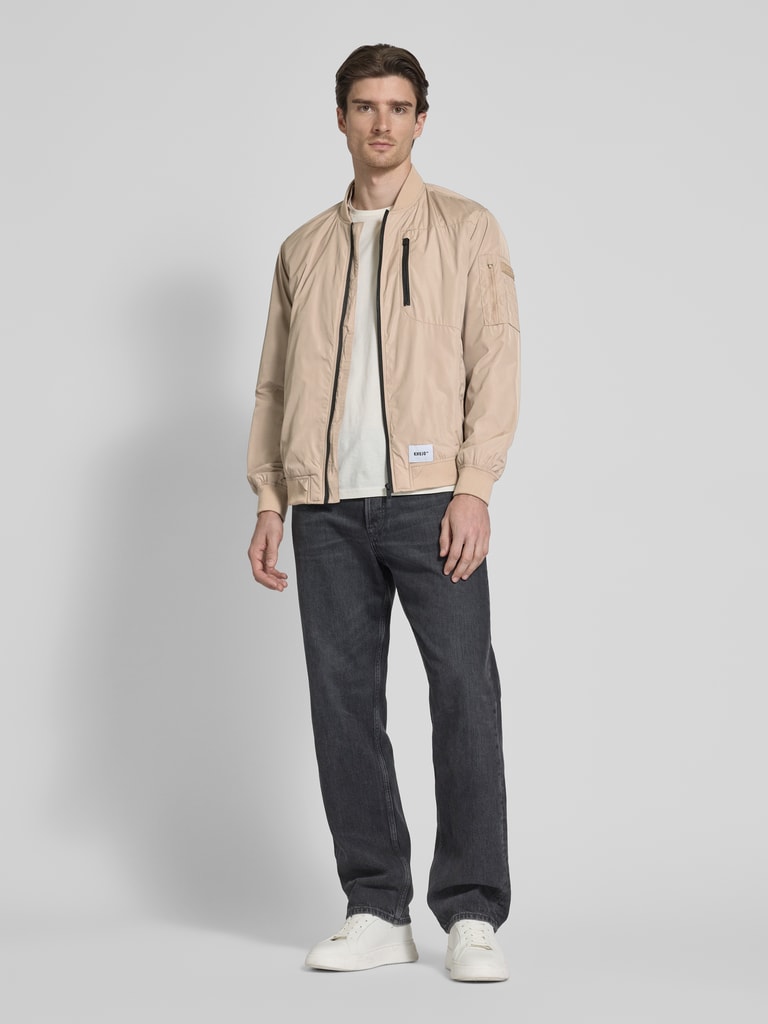 Kup online khujo Kurtka ze stójką model ‘Beki’ (beżowy)