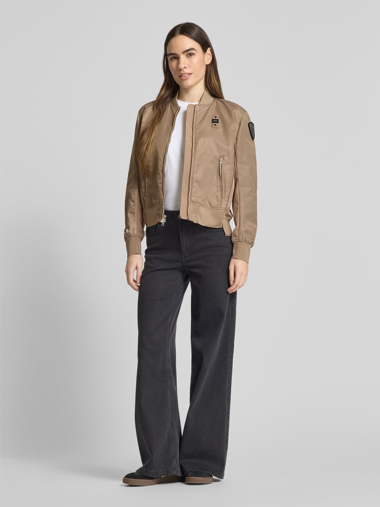 Blauer Usa Bomberjack met ritszakken, model 'LAURIE' in beige online kopen | P&C