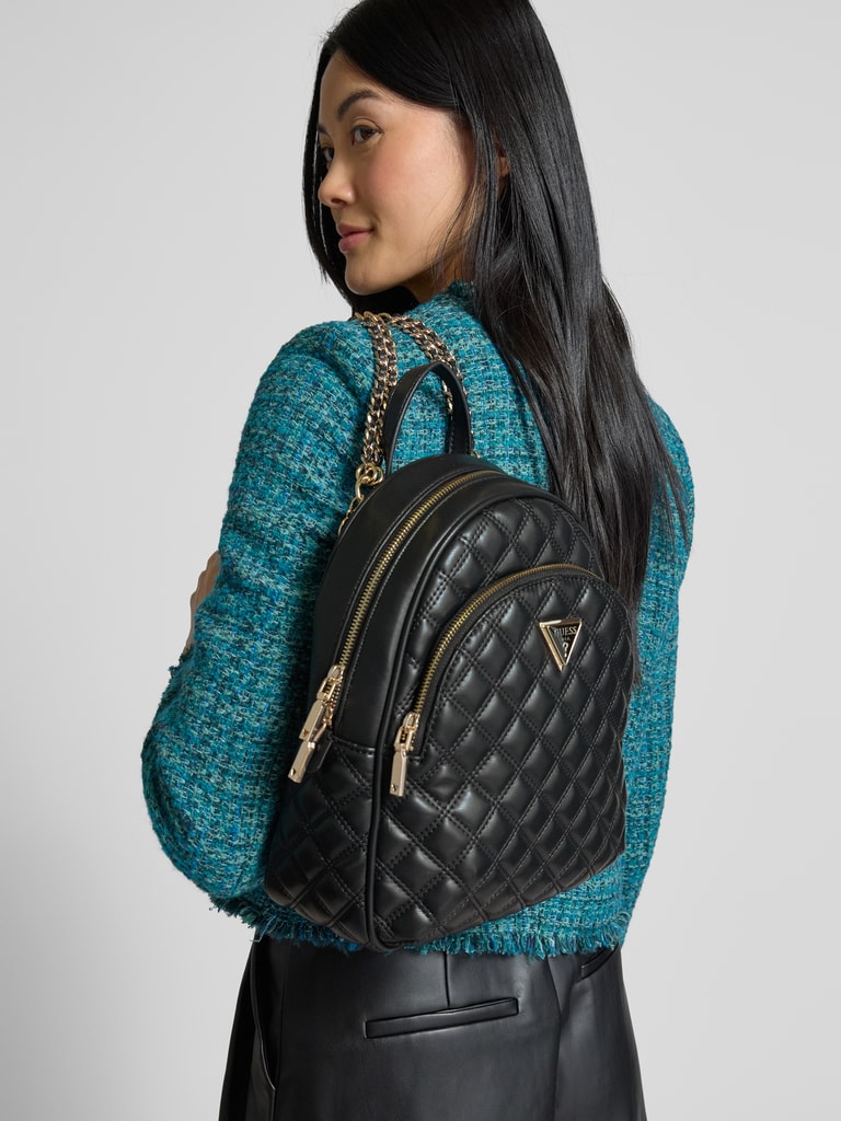 Guess Rugzak met doorgestikte naden, model 'GIULLY' in zwart online ...