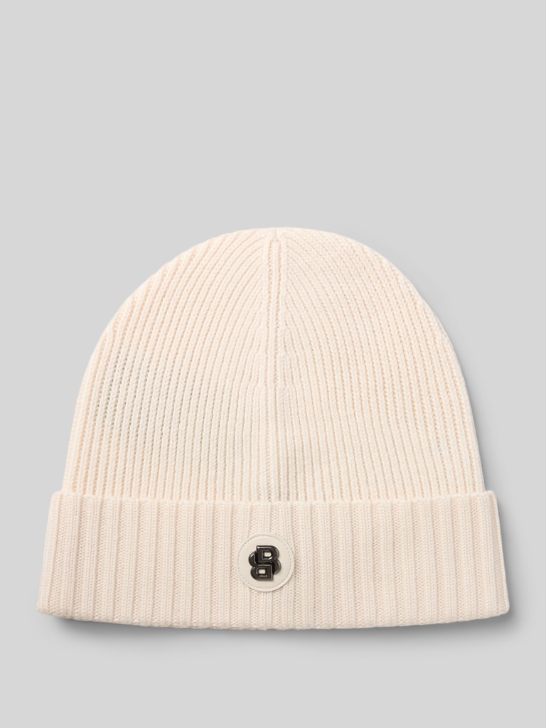 BOSS Beanie van zuivere scheerwol, model 'FATI' in offwhite online ...