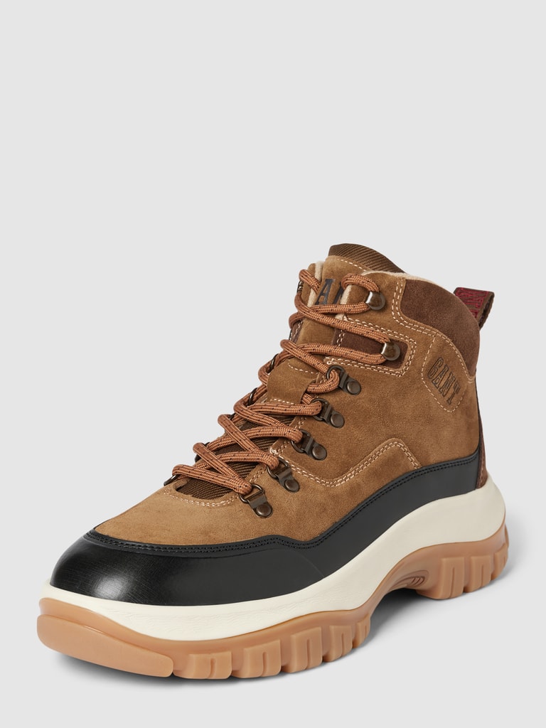 Gant Boots mit Label-Details Modell 'Hillark' (mittelbraun) online kaufen
