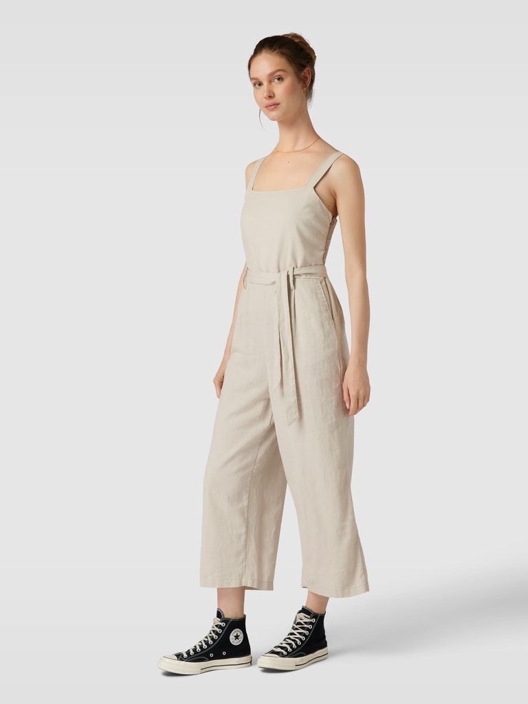 Only Jumpsuit mit Streifenmuster Modell 'CANYON' (sand) online kaufen