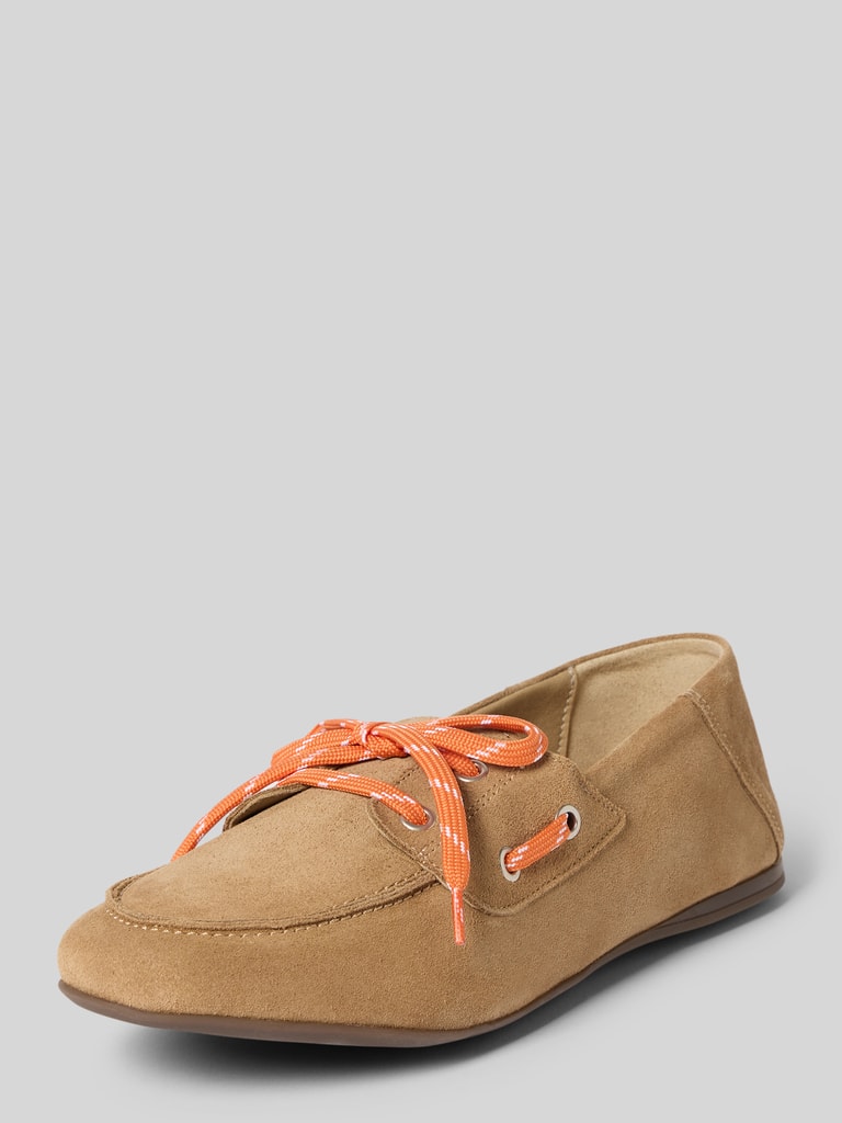 Marc O'Polo Schnürschuhe aus Veloursleder Modell 'SIANA 2B' (sand ...