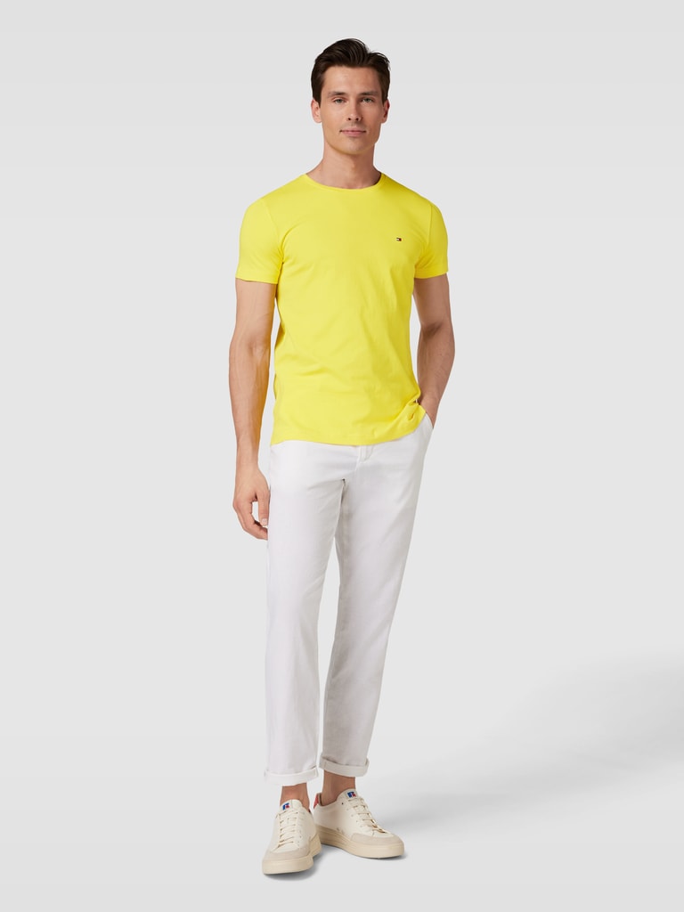 Tommy Hilfiger T-Shirt mit Label-Detail (gelb) online kaufen