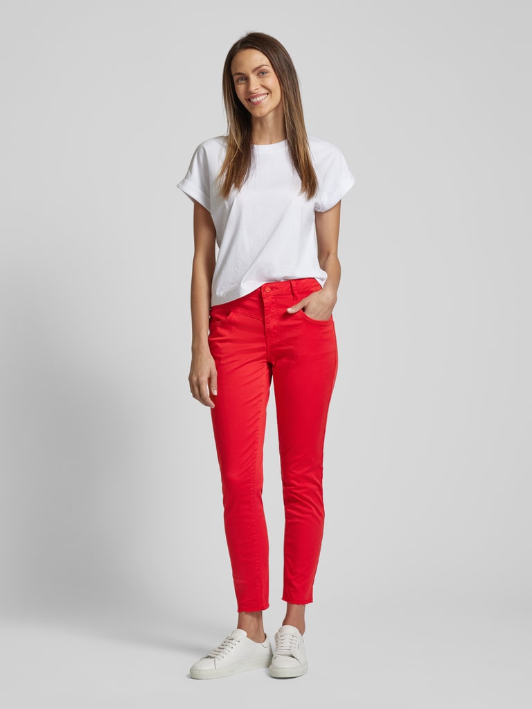 Buena Vista Broek in verkorte pasvorm, model 'Florida' in rood online ...