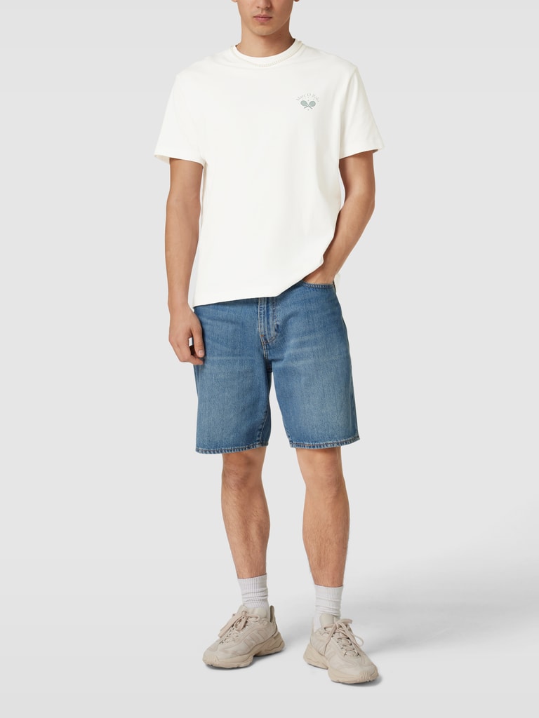 Marc O'Polo Denim T-Shirt mit Label-Print (offwhite) online kaufen