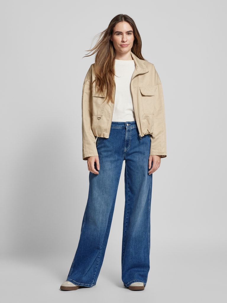 Cambio Wide Leg Jeans mit Eingrifftaschen Modell 'ALEK' (blau) online kaufen