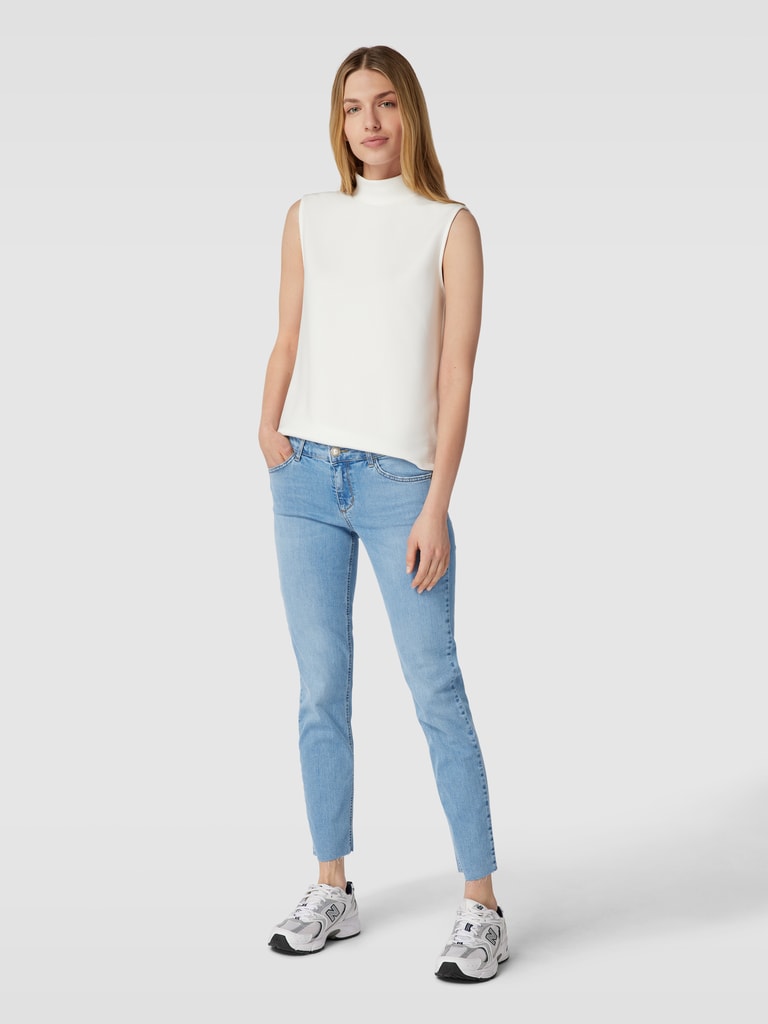 Liu Jo White Jeans met strass-steentjes, model 'IDEAL' in lichtblauw ...