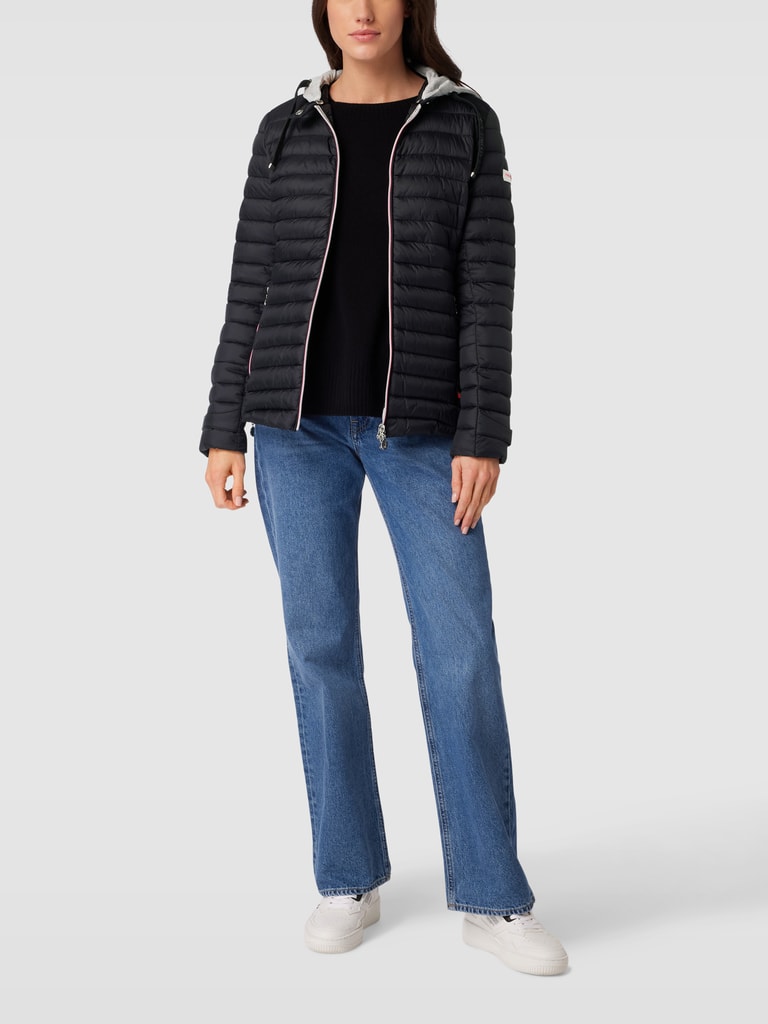 Frieda & Freddies Steppjacke mit Label-Details (black) online kaufen