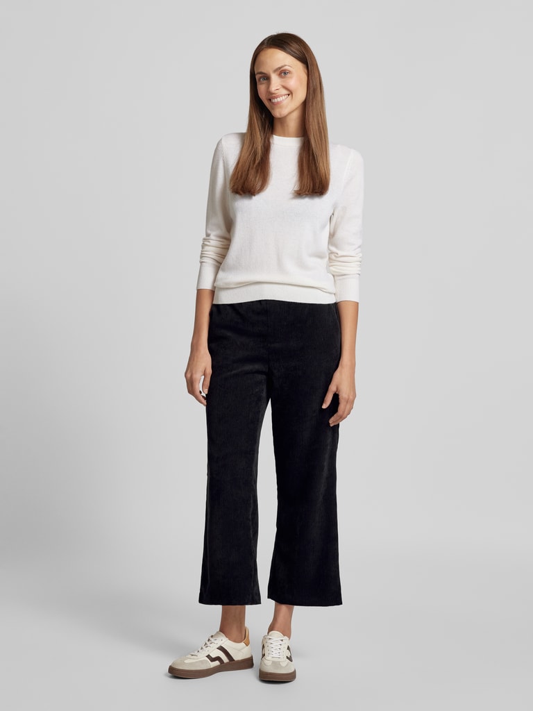 MAC Cropped Culotte aus Cord (black) online kaufen