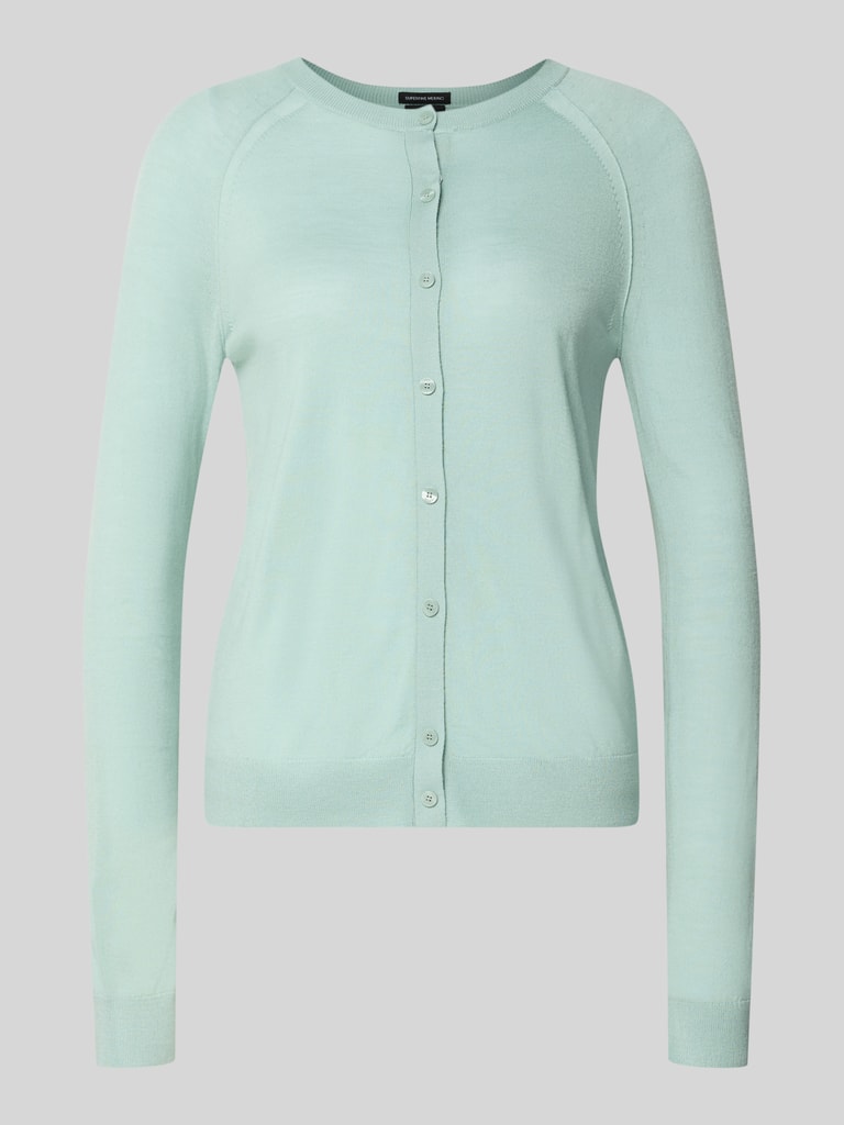 BOSS Regular fit gebreid jack van zuivere scheerwol, model 'FONAMI' in ...