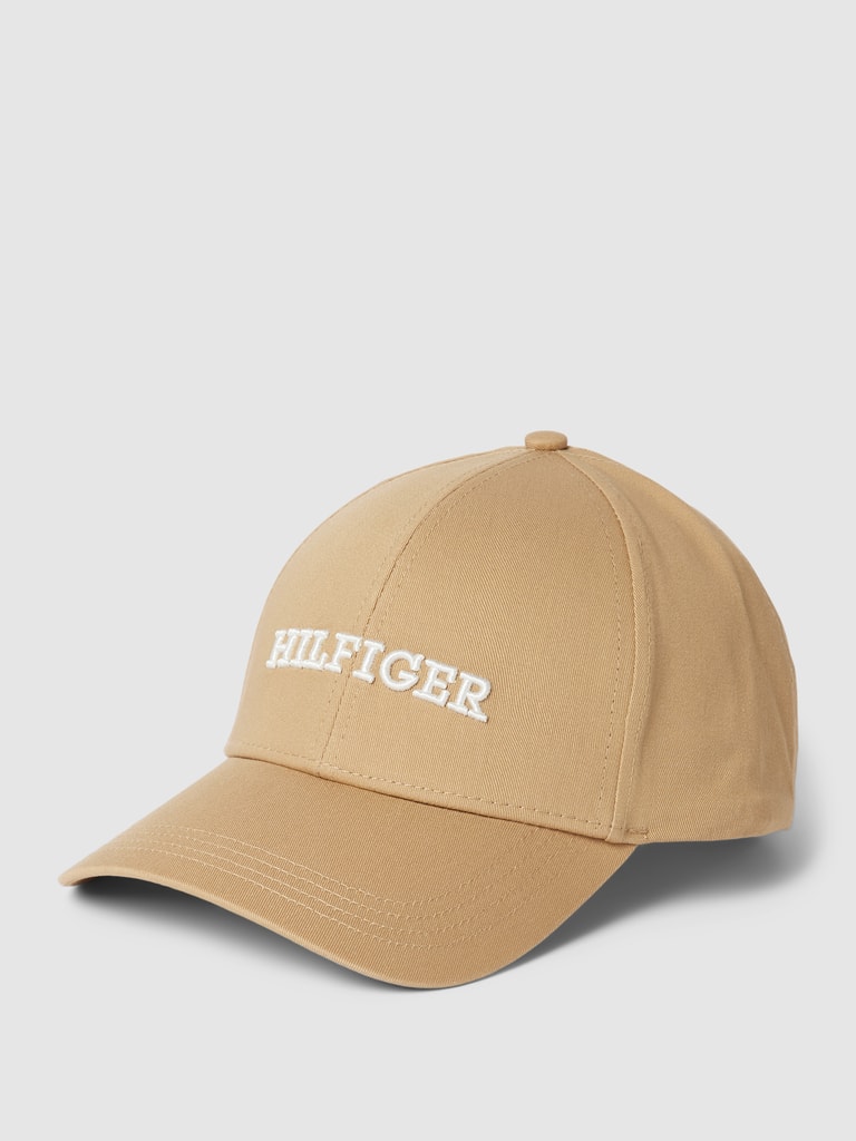 Tommy Hilfiger Base Cap mit Label-Stitching Modell 'HILFIGER' (beige ...