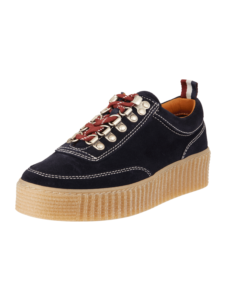 Tommy Jeans Sneaker aus Veloursleder (blau) online kaufen