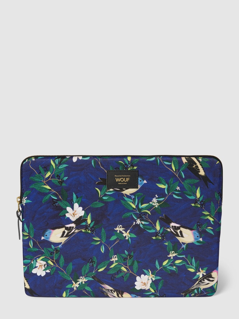 WOUF Laptoptasche mit Allover-Muster Modell 'Malu' (marine) online kaufen