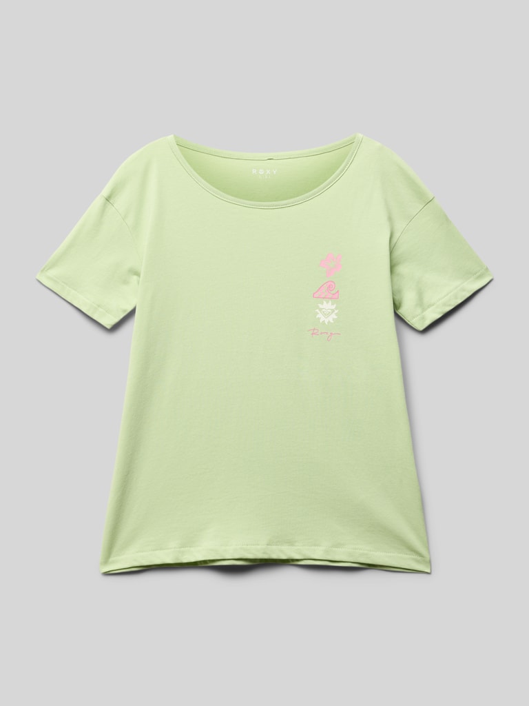 Roxy T-Shirt mit Label-Print Modell 'DAY AND NIGHT' (schilf) online kaufen