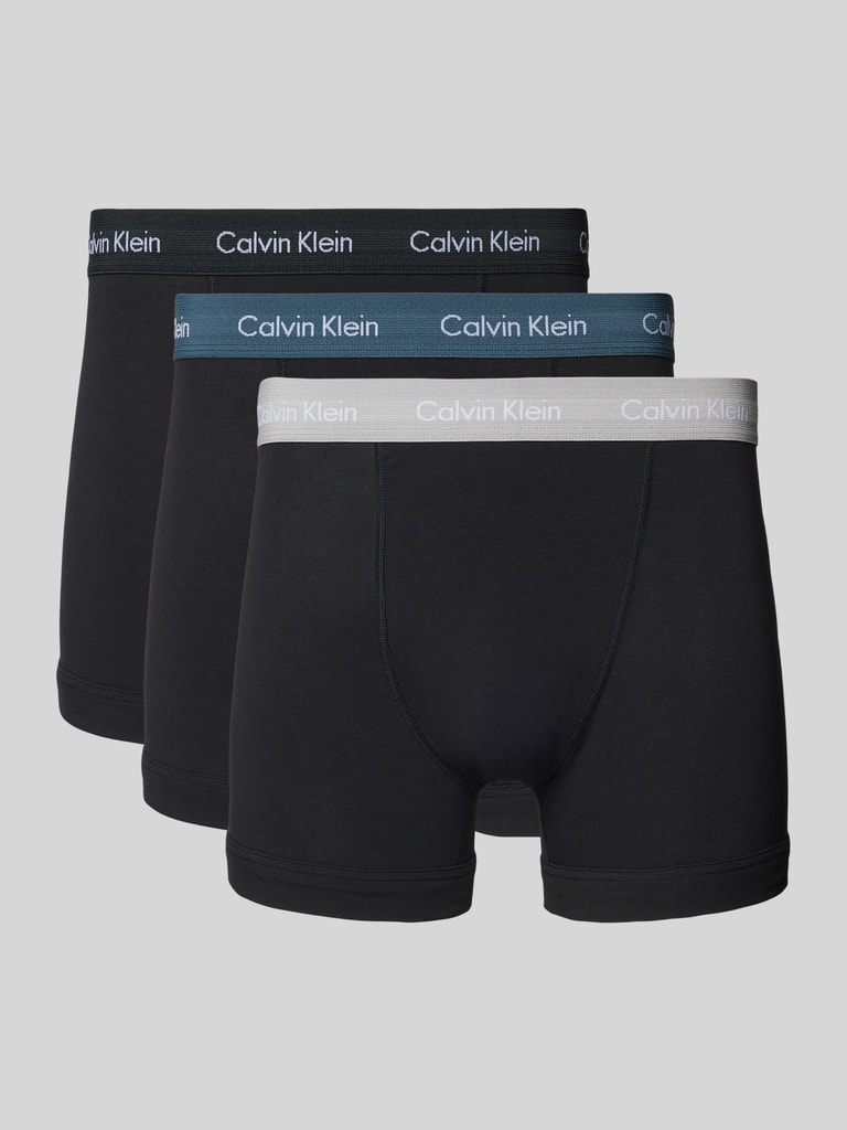 Calvin Klein Underwear Trunks mit Logo-Bund im 3er-Pack (black) online ...