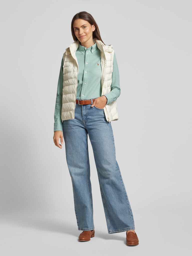 Polo Ralph Lauren Regular Fit Hemdbluse mit Label-Stitching (gruen ...