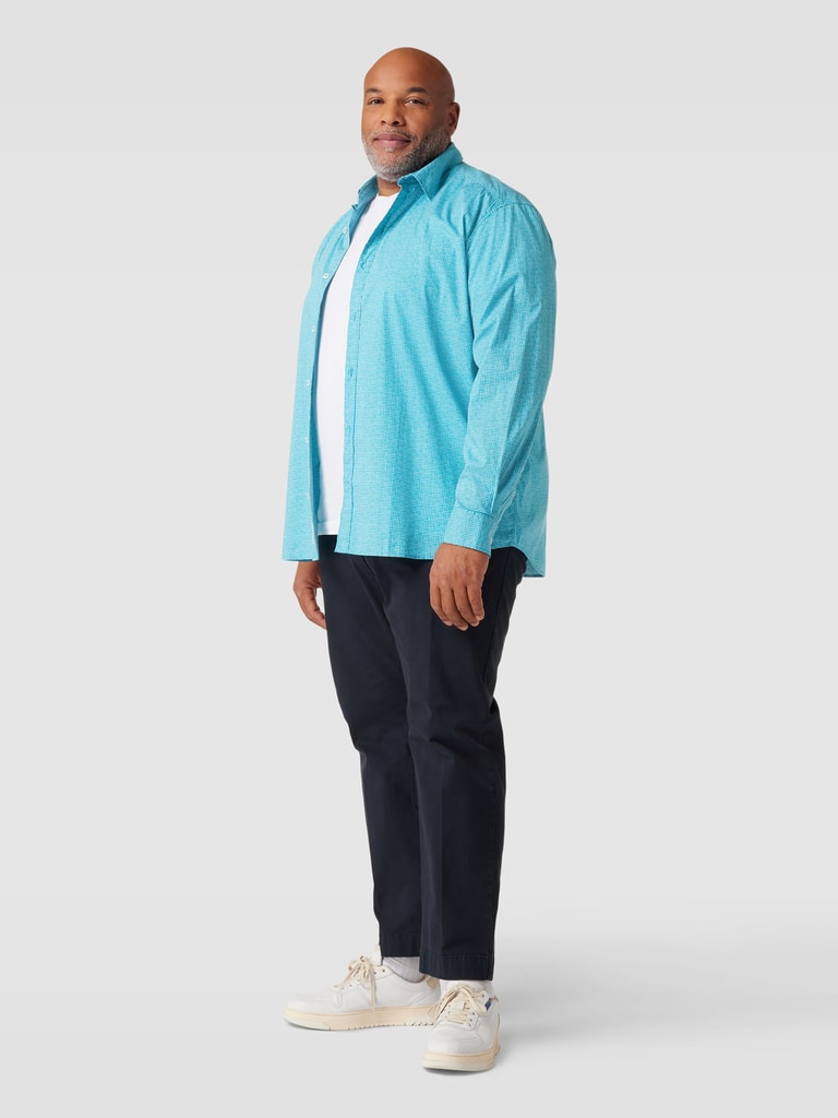 S.Oliver Plus PLUS SIZE Freizeithemd mit Allover-Print (petrol) online ...