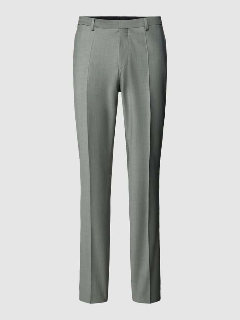 HUGO Pantalon met persplooien, model 'Hesten' in mint online kopen | P&C
