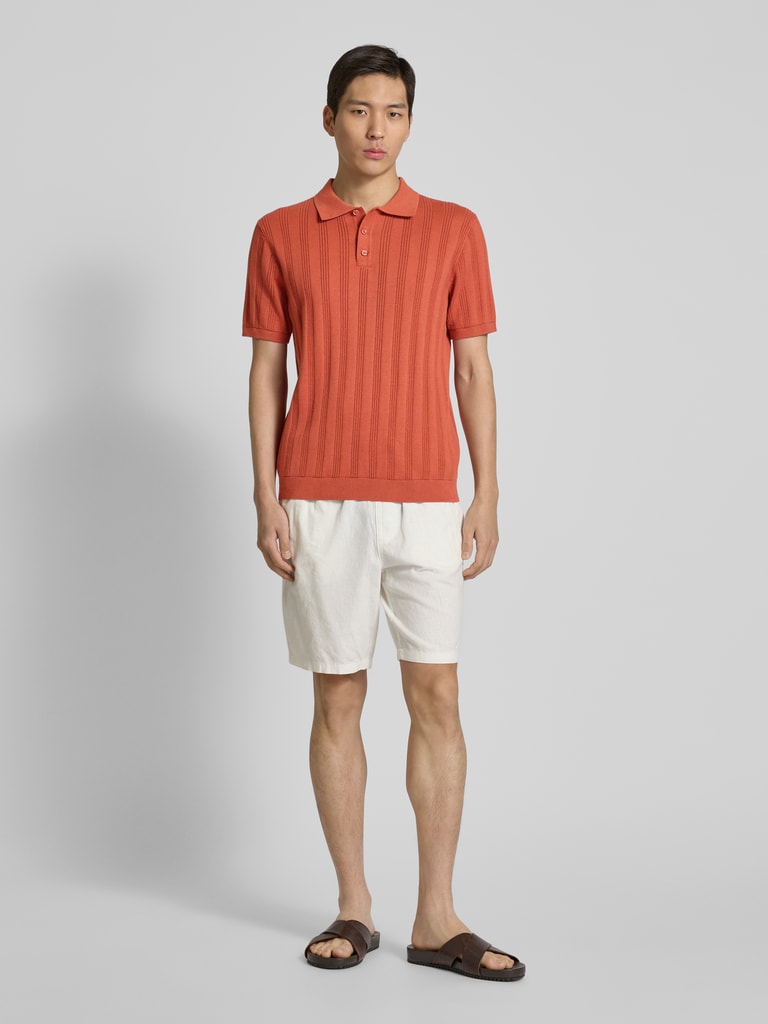 Kup online MCNEAL Koszulka polo o kroju regular fit z fakturowanym ...
