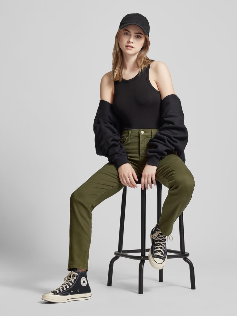 Levi's® 300 Shaping Slim Fit Jeans im 5-Pocket-Design (oliv) online kaufen