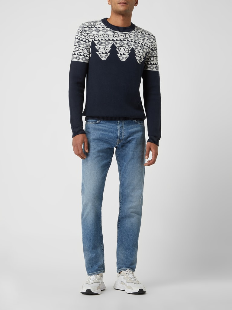 Selected Homme Noorse trui van biologisch katoen, model 'Snowden' in ...