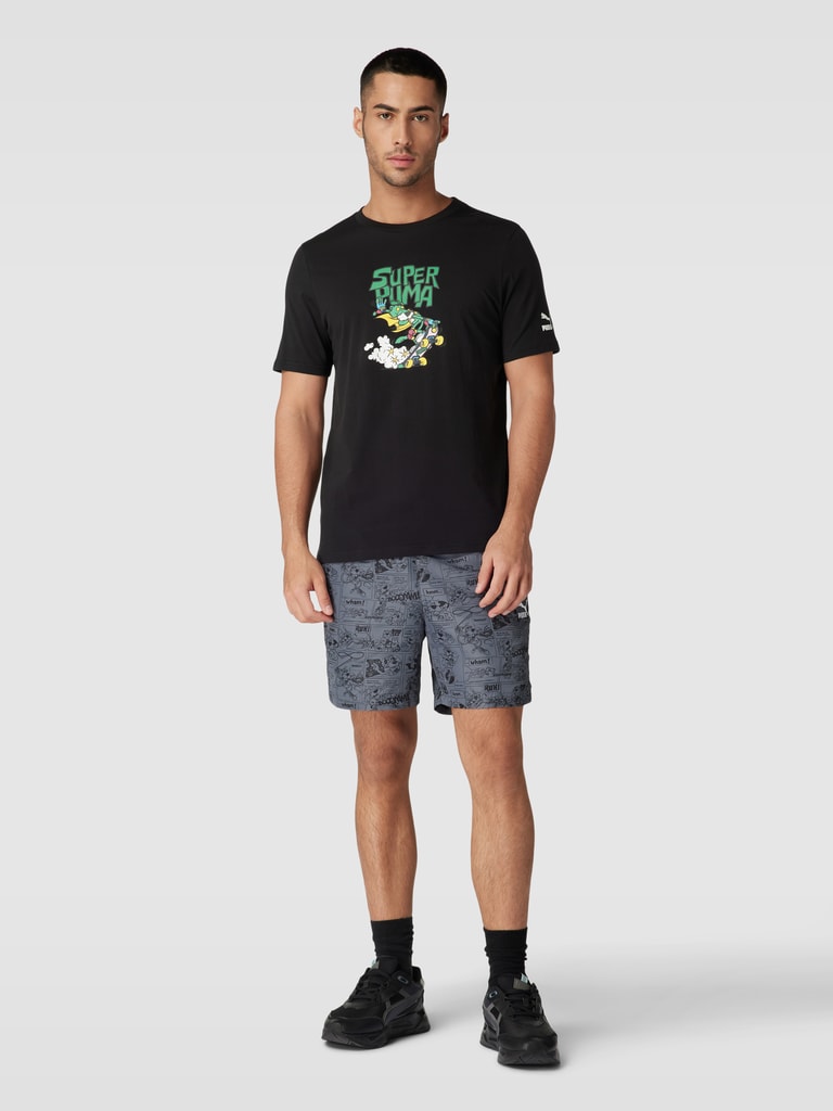 PUMA PERFORMANCE T-Shirt mit Motiv-Print Modell 'CLASSICS' (black ...