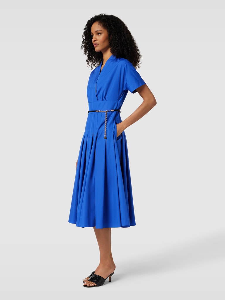Max Mara Studio Midikleid in Wickel-Optik Modell 'ALATRI' (royal ...