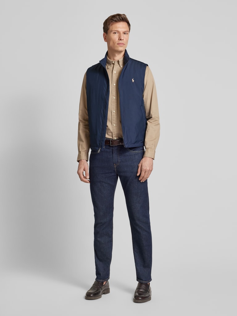 Polo Ralph Lauren Weste mit Logo-Stitching (marine) online kaufen